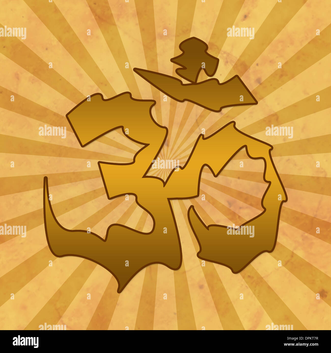 Hindu Om Aum Symbol Silhouette High Resolution Stock Photography and ...