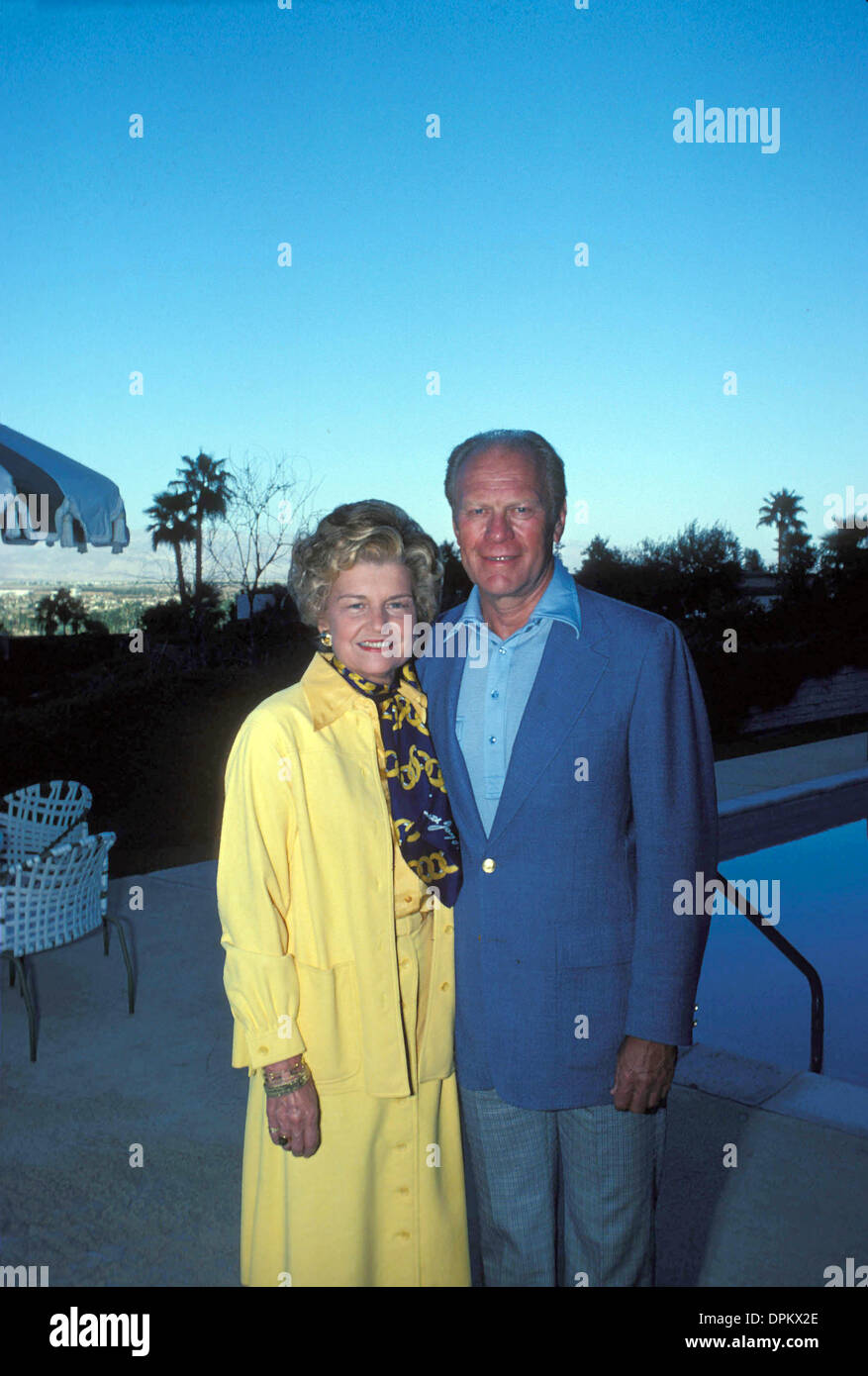 Dec. 27, 2006 - GERALD FORD AND BETTY FORD AT HOME IN PALM SPRING 1977 ...