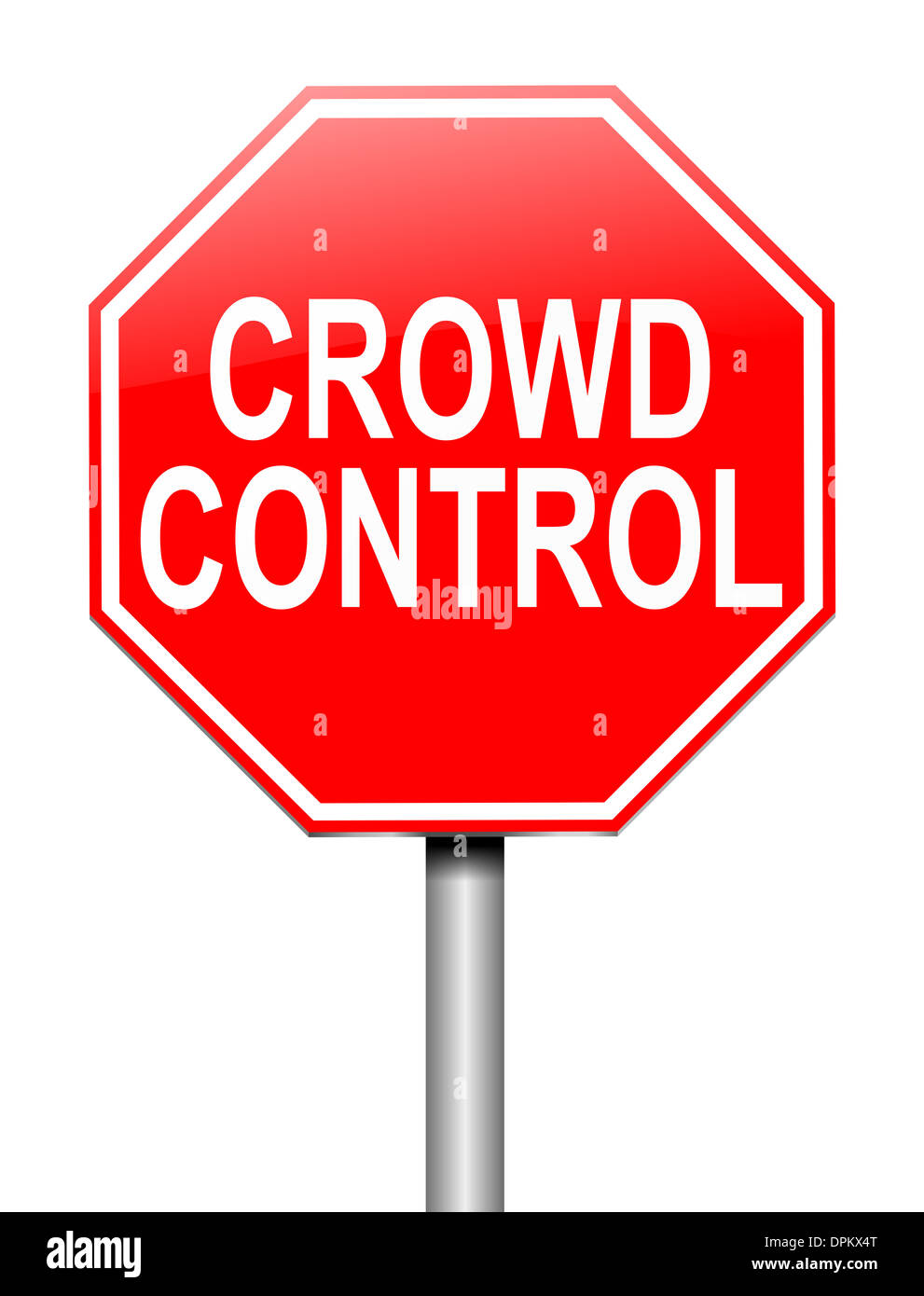 Crowd control concept Stock Photo - Alamy