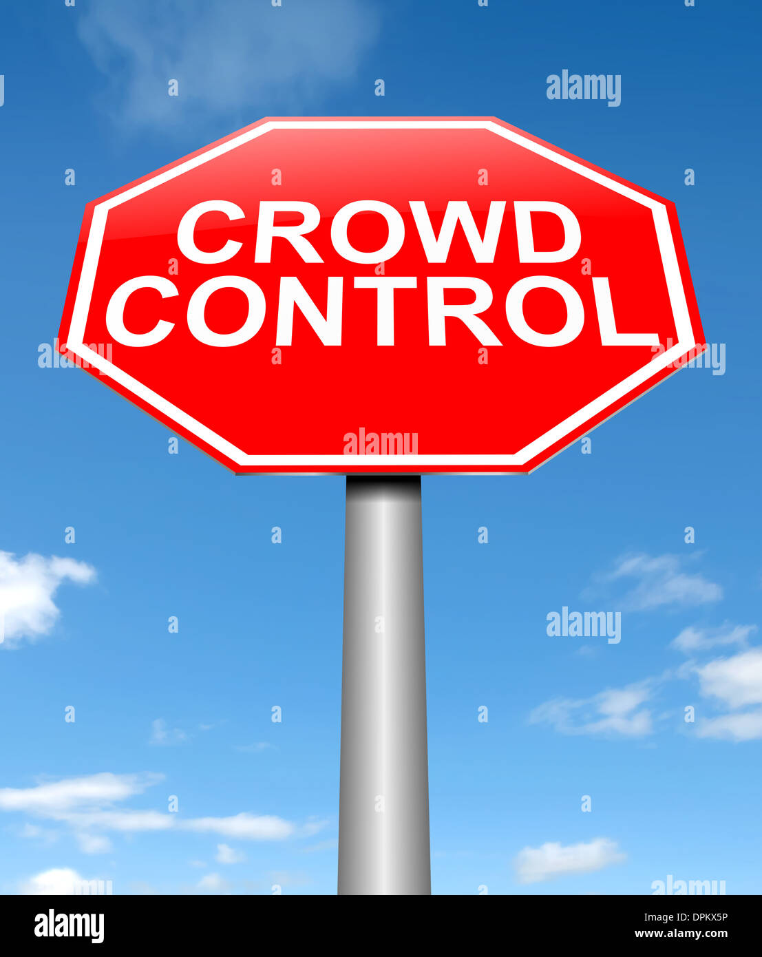 Crowd control concept Stock Photo - Alamy