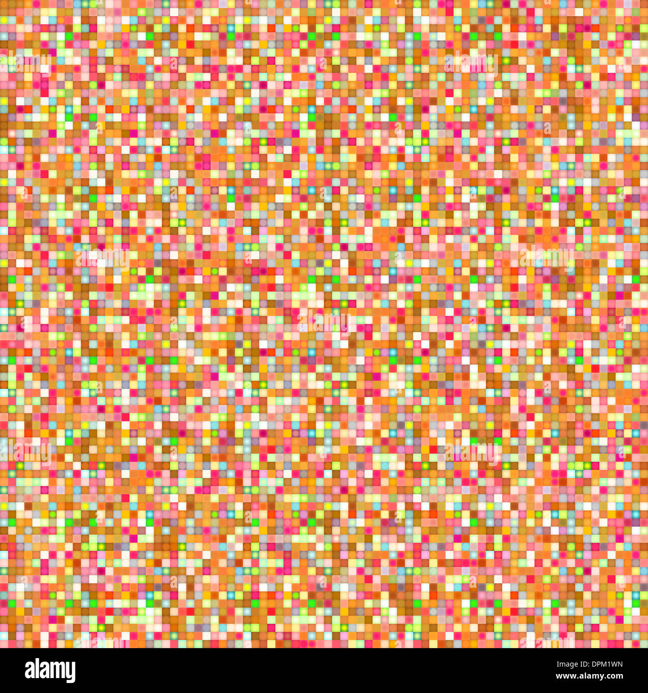 tiny square mosaic tiled multi color pattern Stock Photo - Alamy