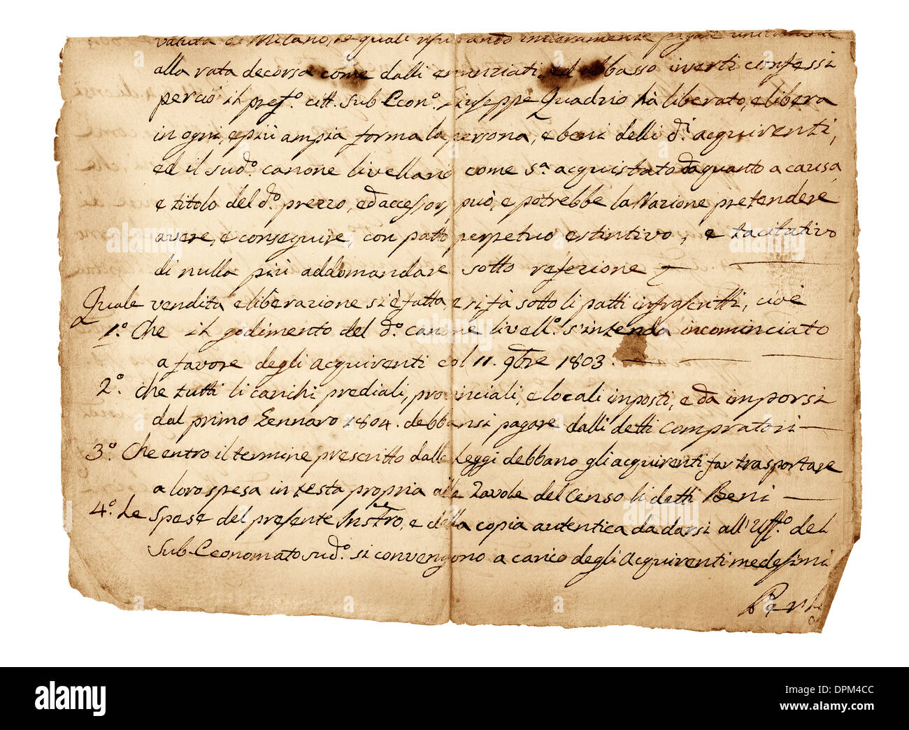 antique handwriting isolated on white Stock Photo - Alamy