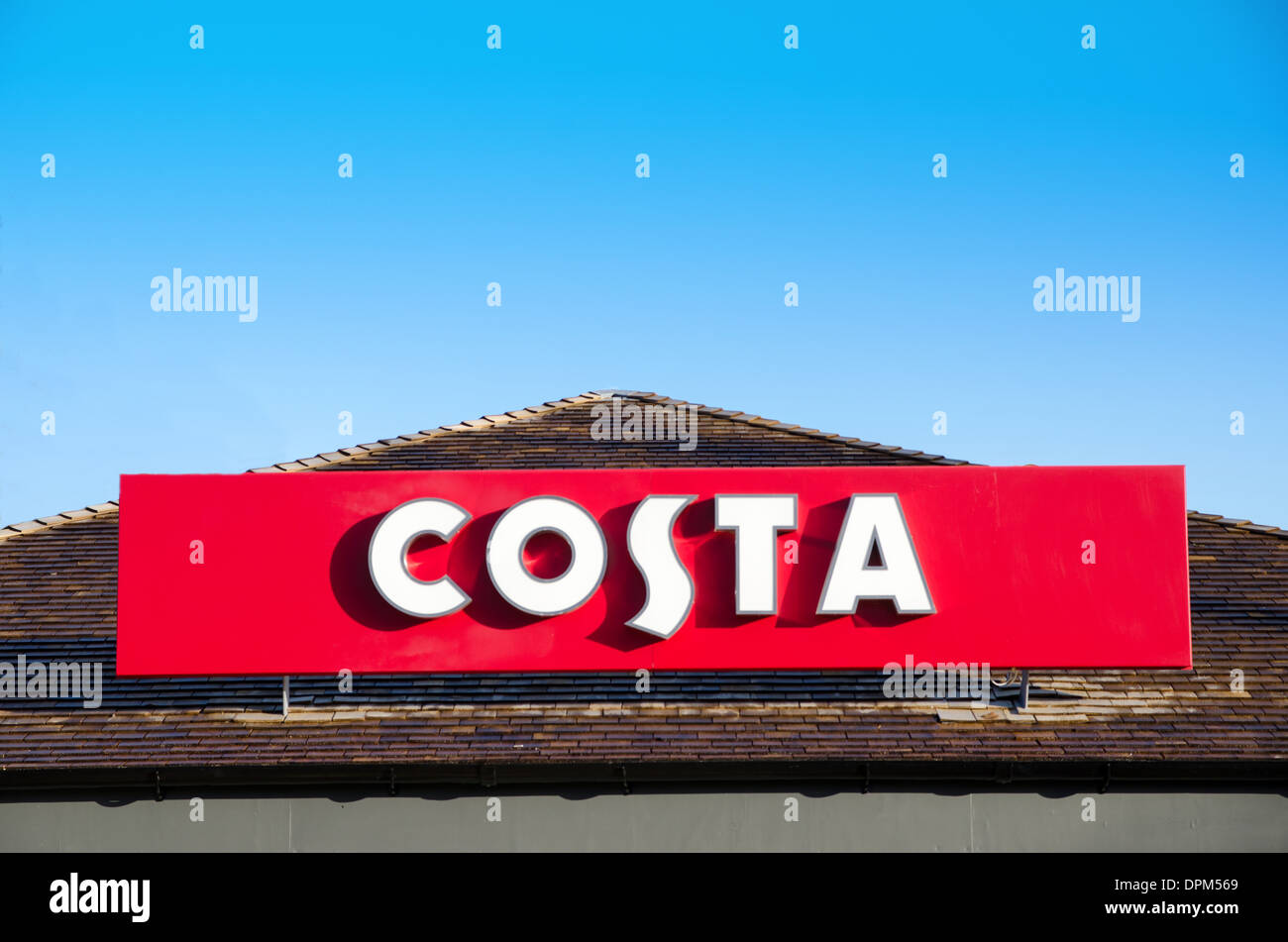 Costa Coffee sign Stock Photo - Alamy