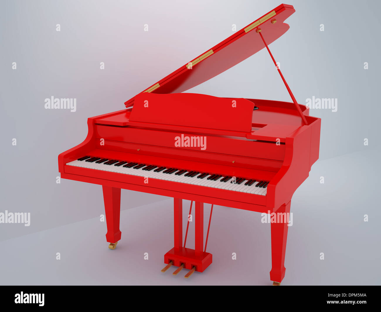 Illustration of a piano. High resolution image. 3d illustration Stock ...