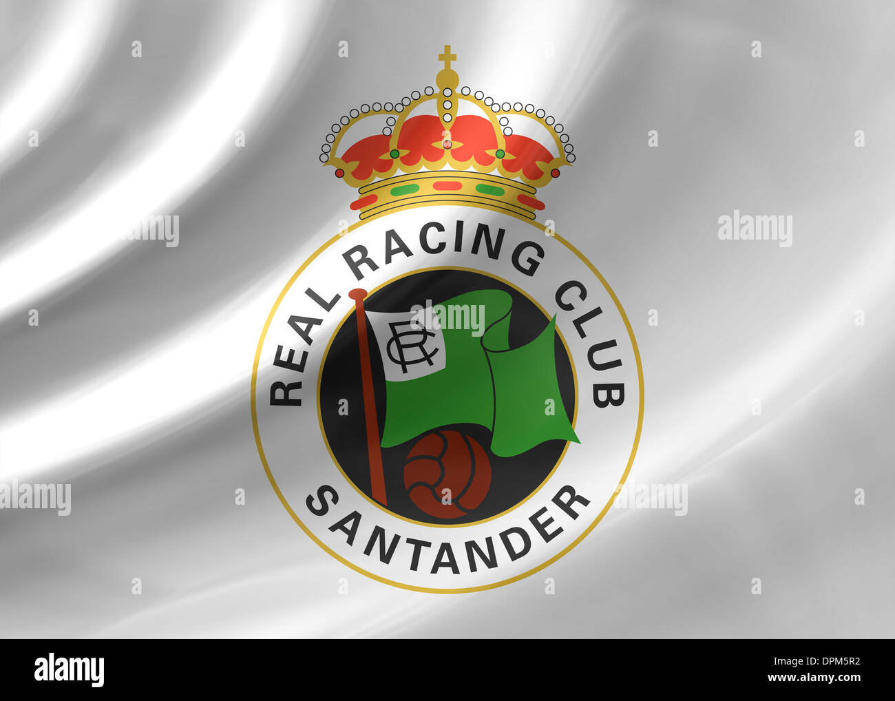 Racing Santander flag icon logo symbol emblem Stock Photo - Alamy