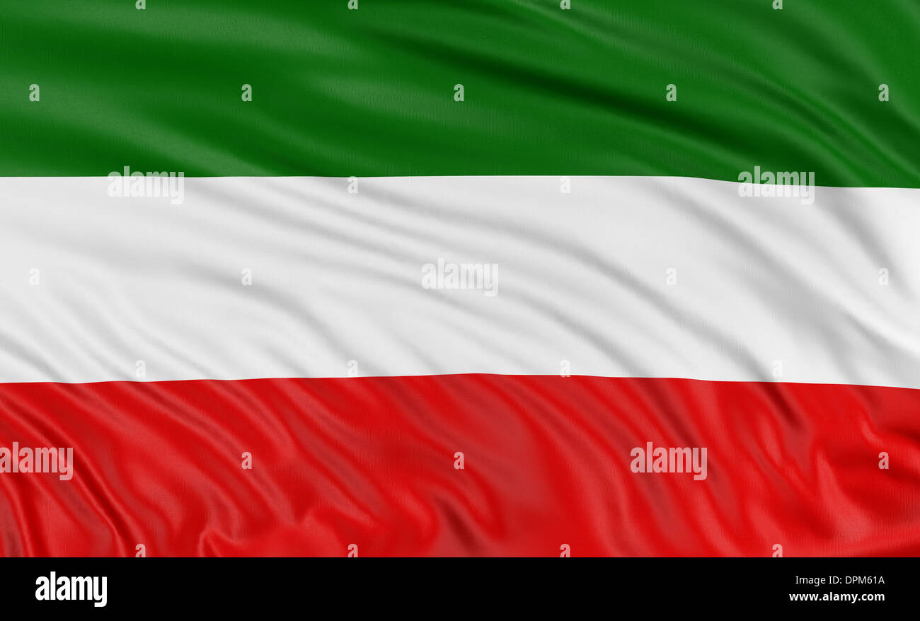 3D North Rhine-Westphalia Flag Stock Photo - Alamy