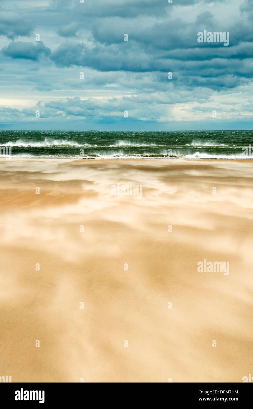 Windy seaside uk hi-res stock photography and images - Alamy