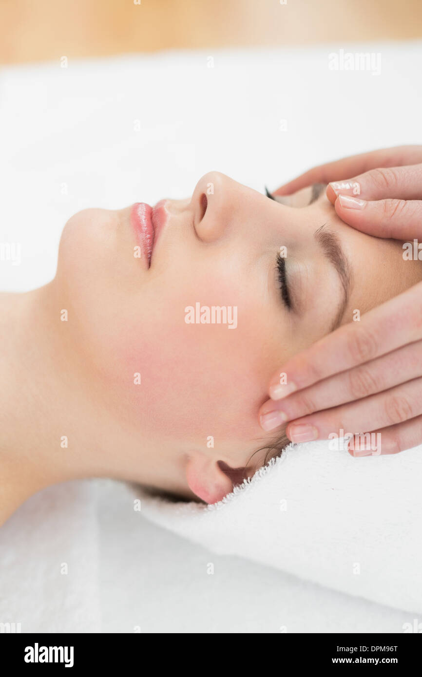 Hands touching forehead hi-res stock photography and images - Alamy