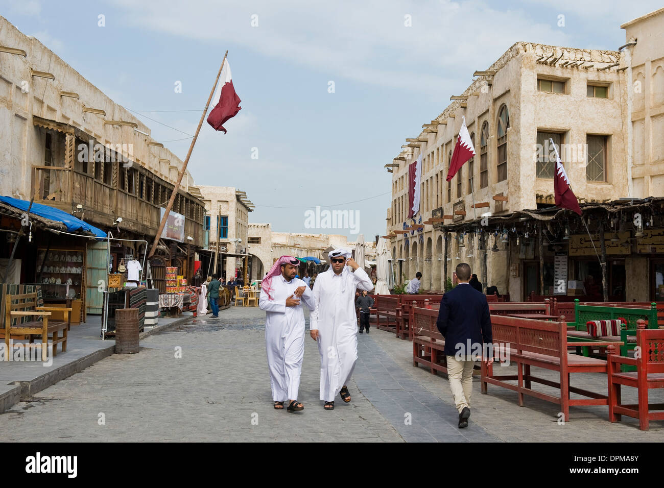 Qatar, Doha, New souk Stock Photo - Alamy