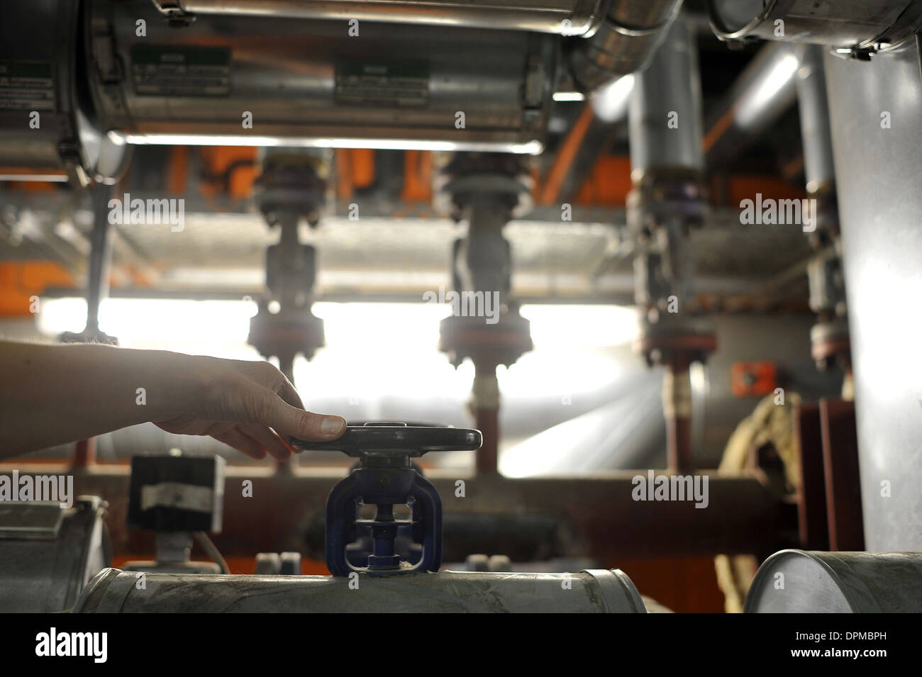water conduit in a power station Stock Photo - Alamy