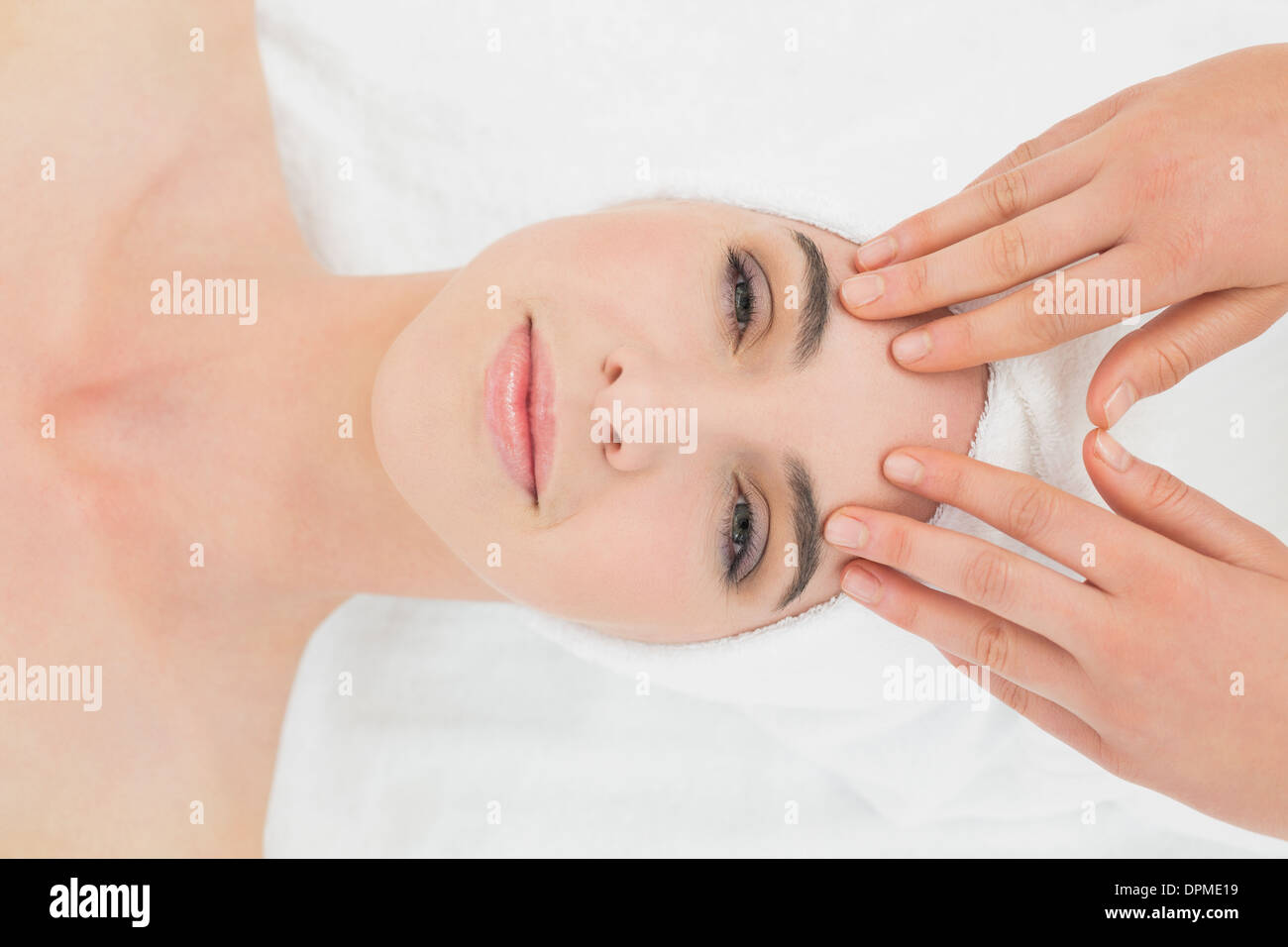 Hands touching forehead hi-res stock photography and images - Alamy