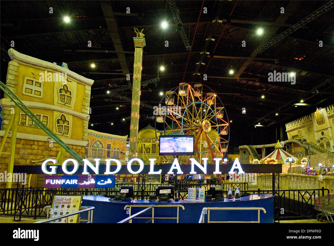 Kids Play Area Of Villaggio Mall Of Doha, Gondolania Theme Park – Stock ...