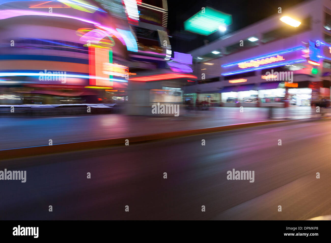 Las Vegas Freeway at Night Stock Photo - Alamy