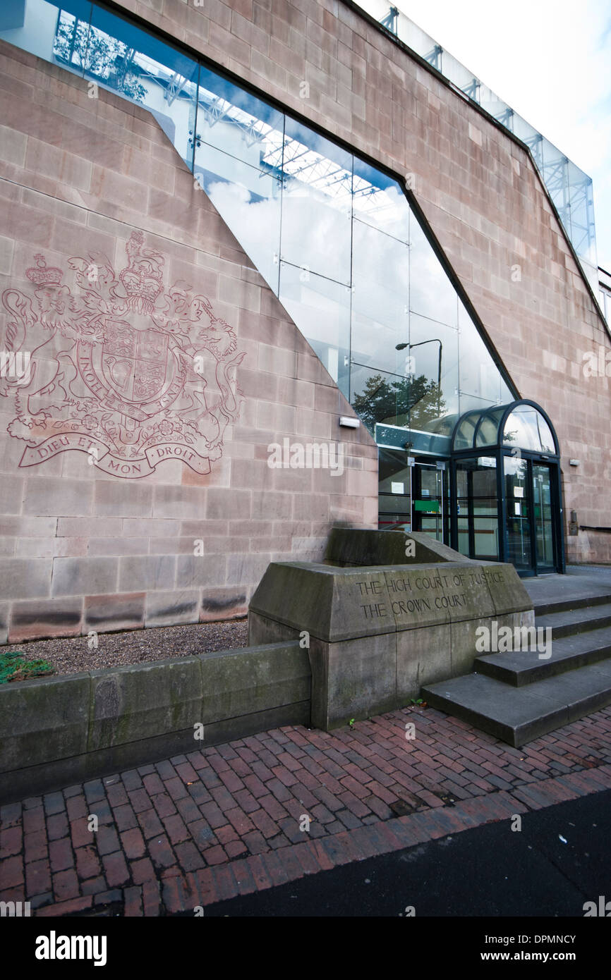 Nottingham Crown court, Nottingham, Nottinghamshire England UK Stock ...
