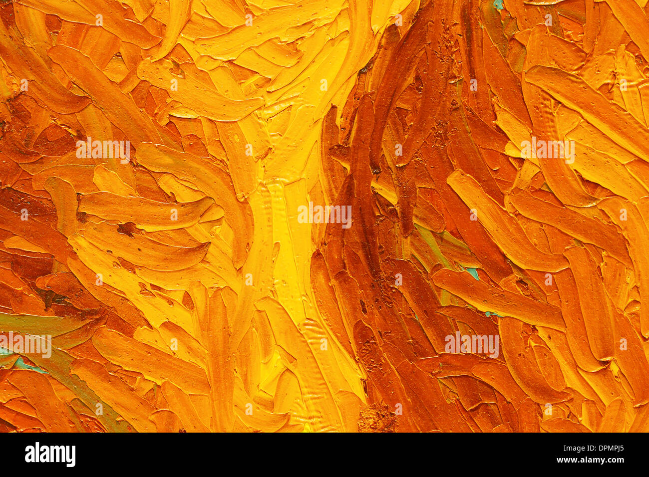 Detailed original artwork oil painting on stretched canvas Stock Photo ...