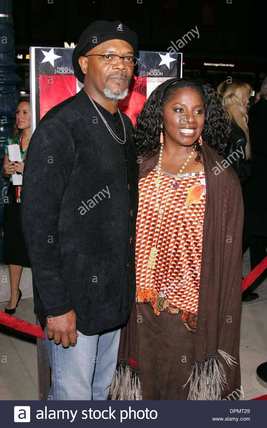 Actor Samuel Jackson Wife Latanya High Resolution Stock Photography and ...
