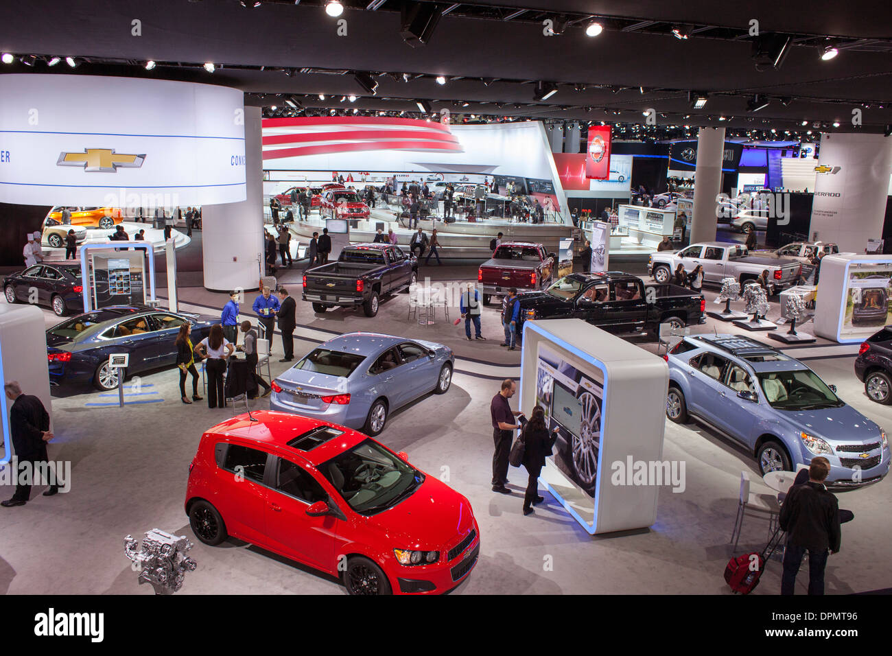 Detroit, Michigan - The North American International Auto Show Stock ...