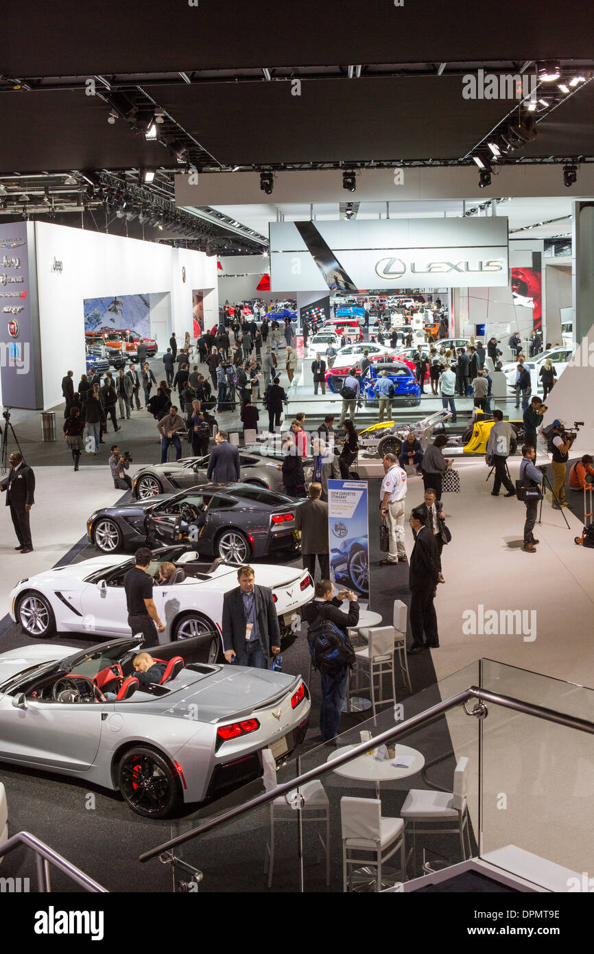 Detroit, Michigan - The North American International Auto Show Stock ...