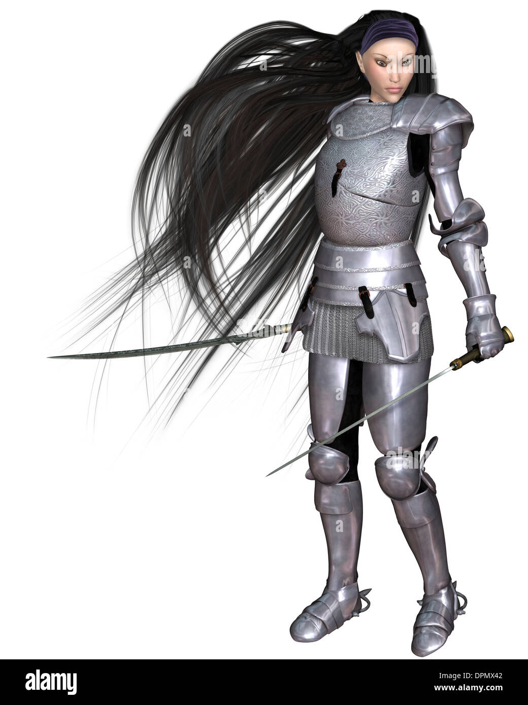 Female Elf Warrior Stock Photo - Alamy