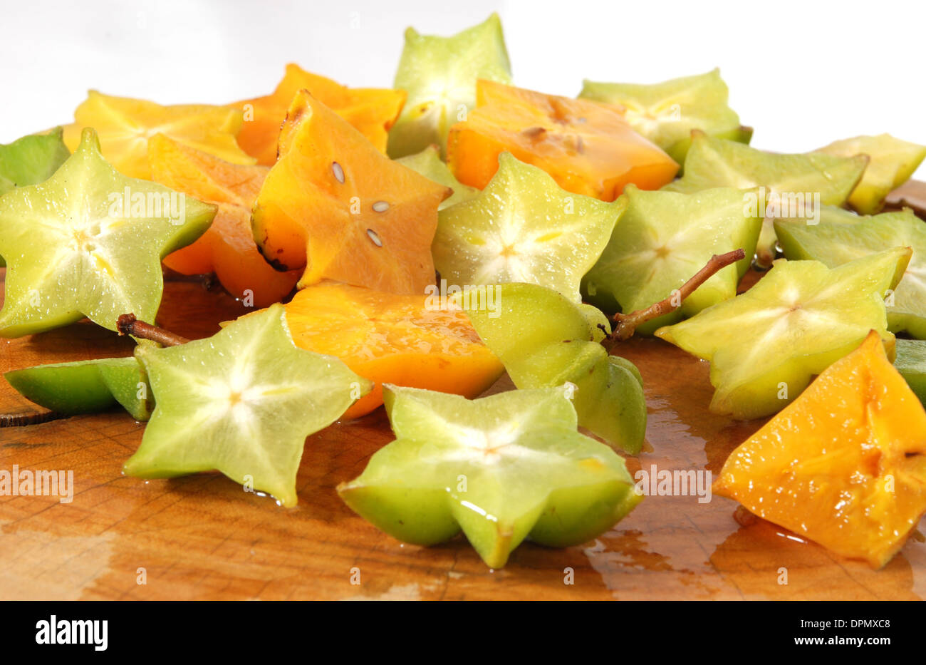 Star fruits amazing fruits of Thailand Stock Photo - Alamy