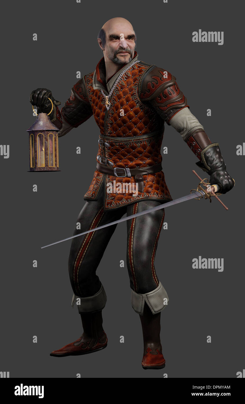 Medieval night watchman hi-res stock photography and images - Alamy