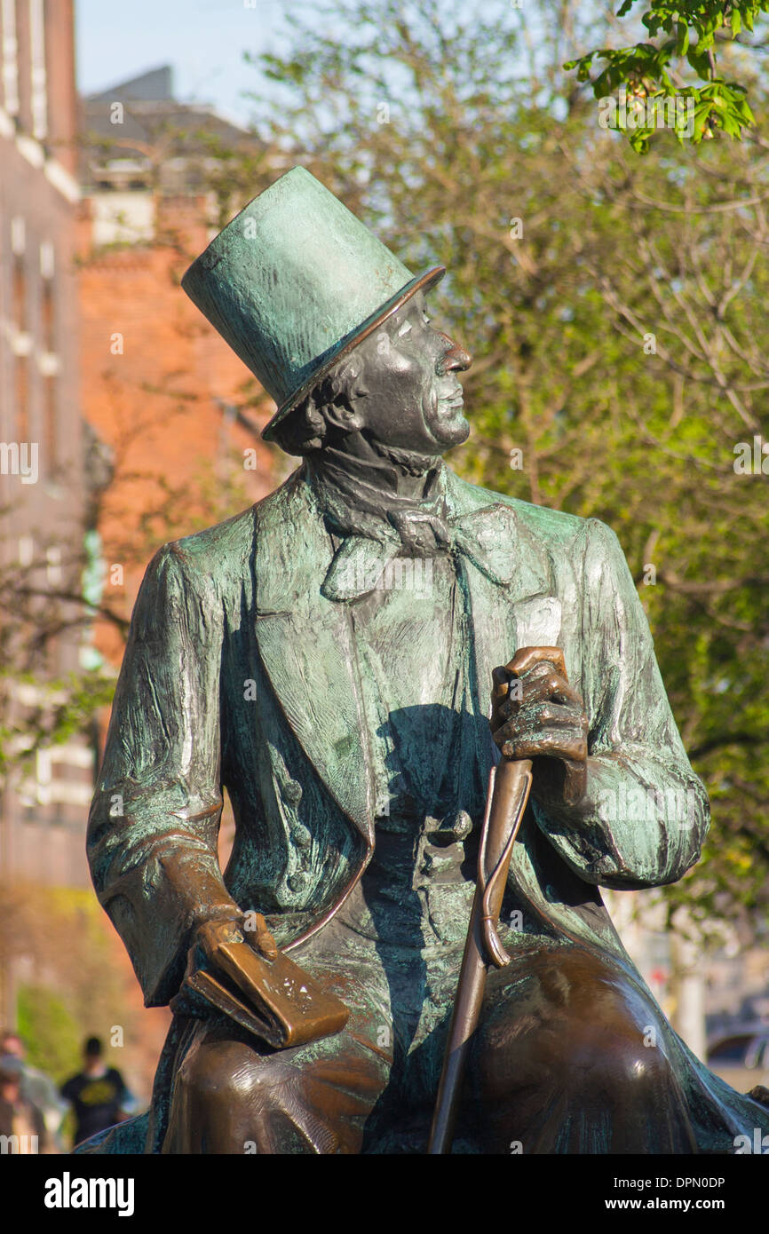 Hans Christian Anderson Statue Copenhagen High Resolution Stock ...