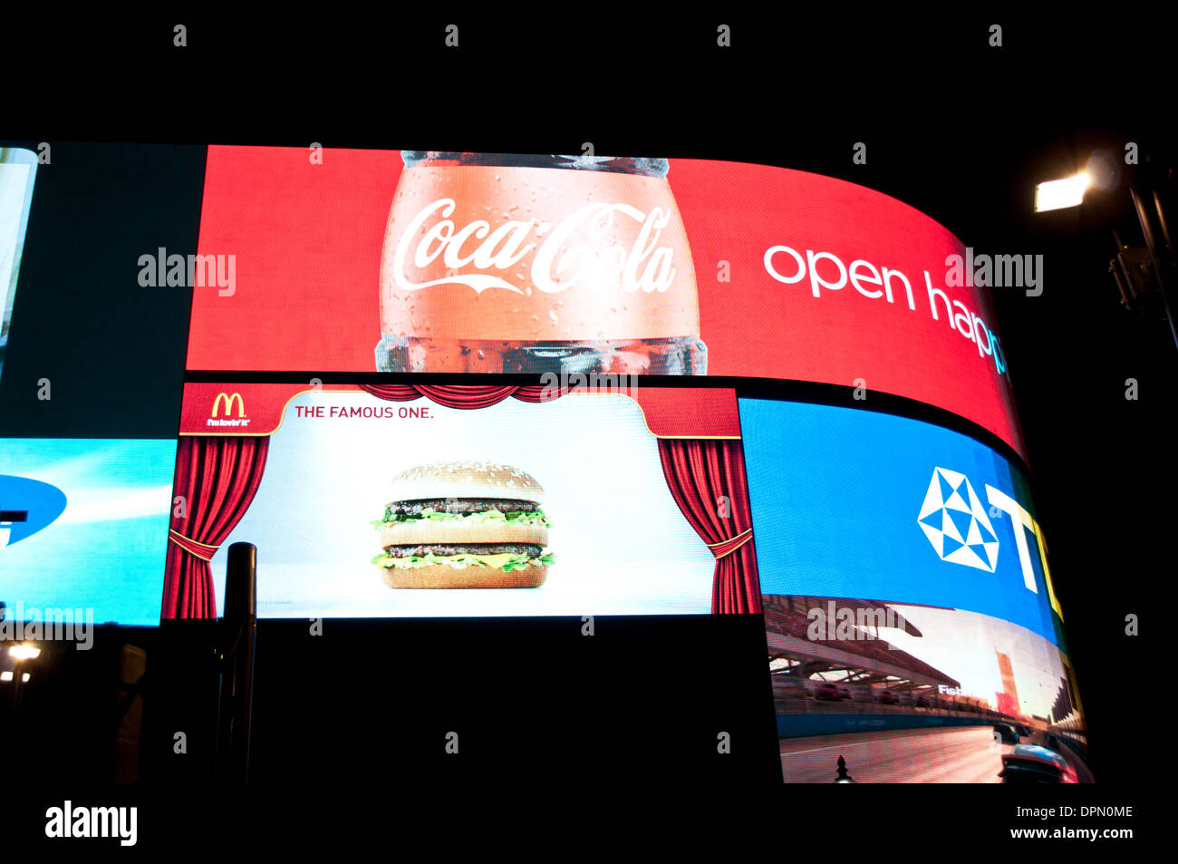Illuminated advertising hi-res stock photography and images - Alamy
