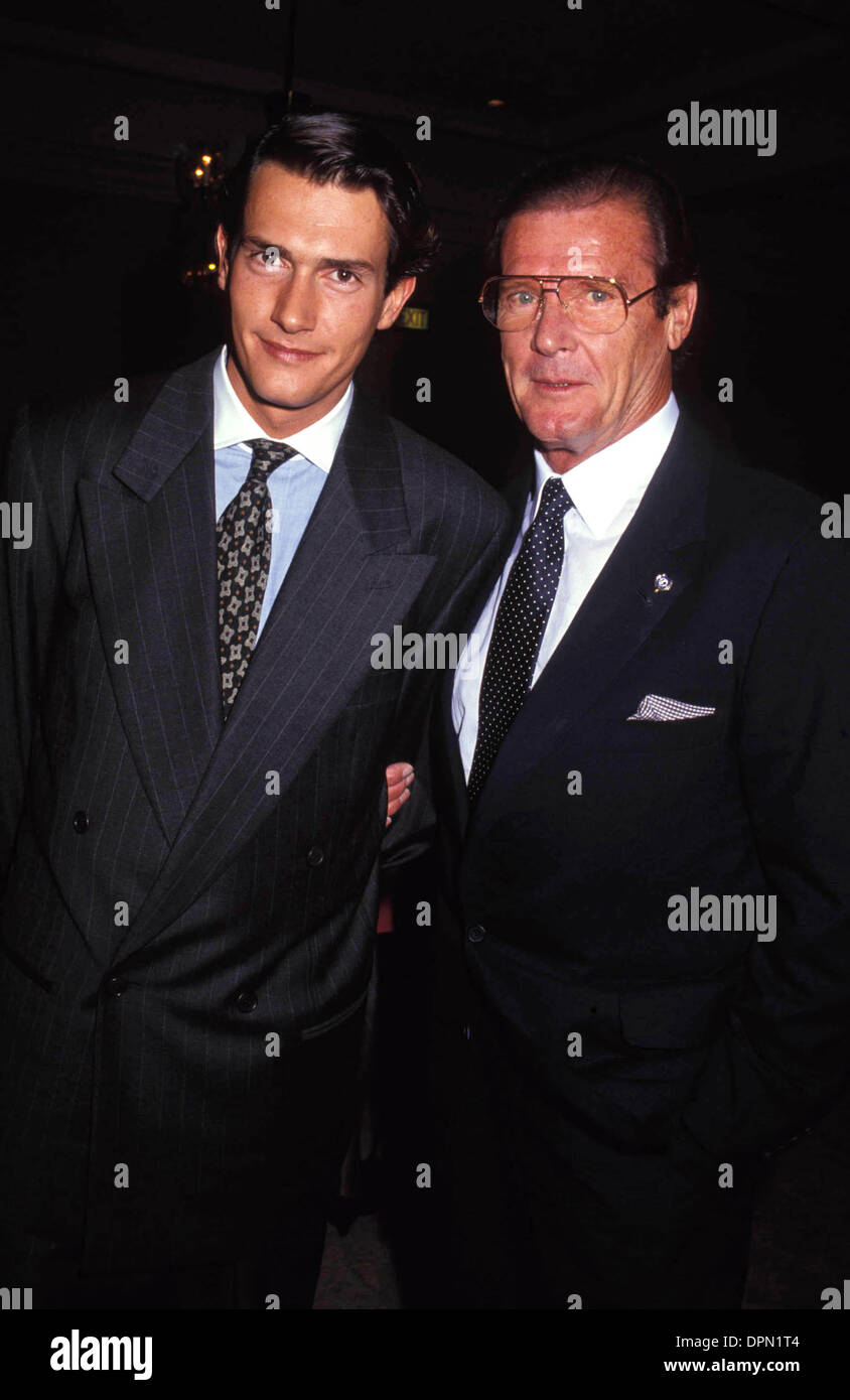 Apr. 6, 2006 - ROGER MOORE AND SON GEOFFREY. LISA ROSE- PHOTOS(Credit ...