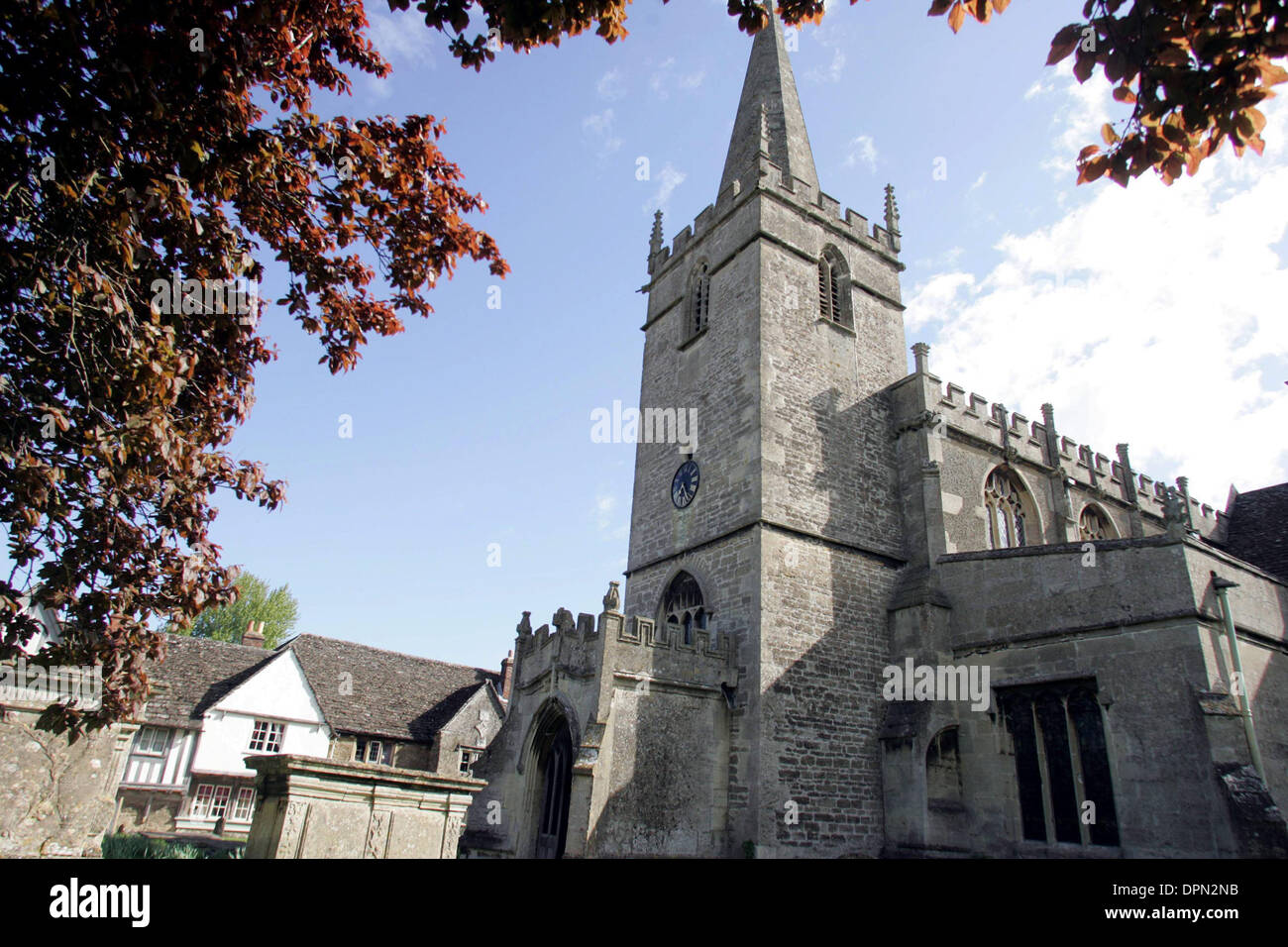 St Cyriac's Church in Lacock, Wiltshire Stock Photo - Alamy