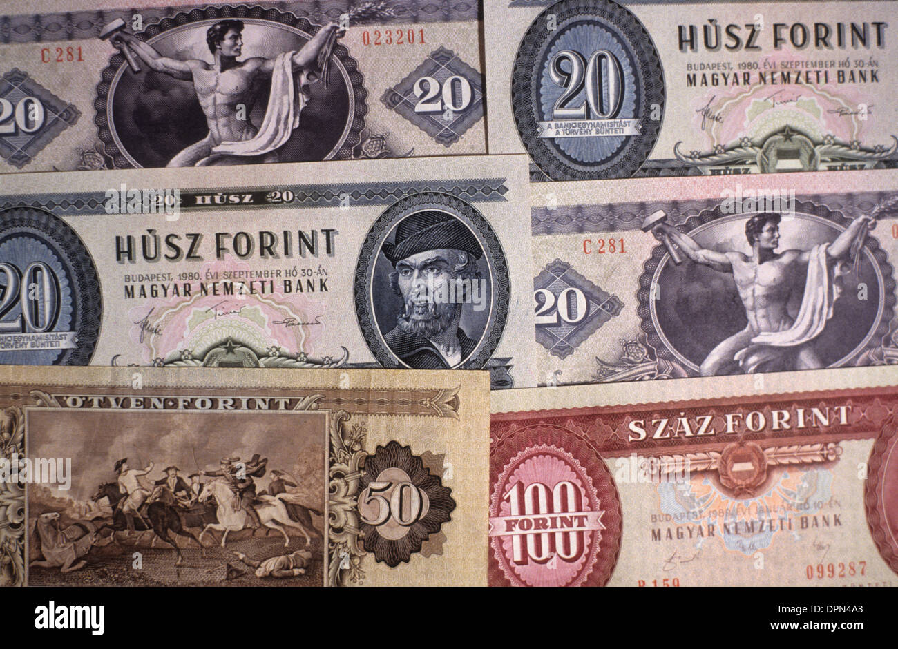 Money, paper money of Hungary Stock Photo - Alamy