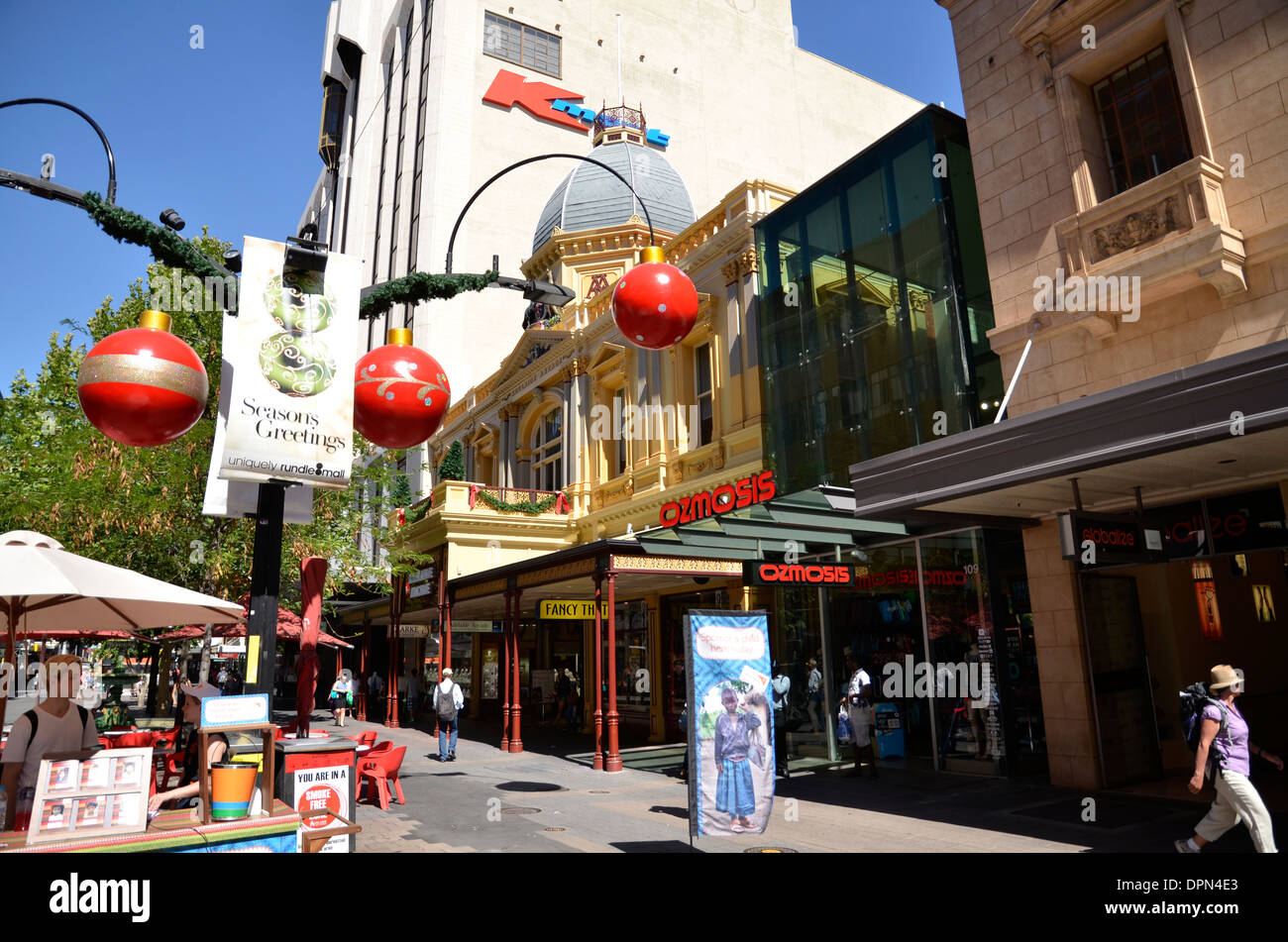 The Adelaide Arcade in Rundle Street, Adelaide, South Australia Stock ...