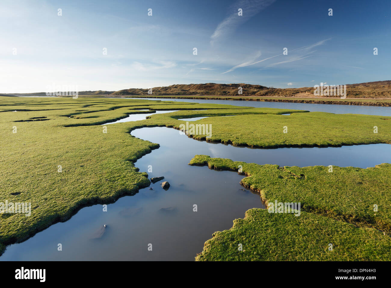 Landscape view river marsh hi-res stock photography and images - Alamy