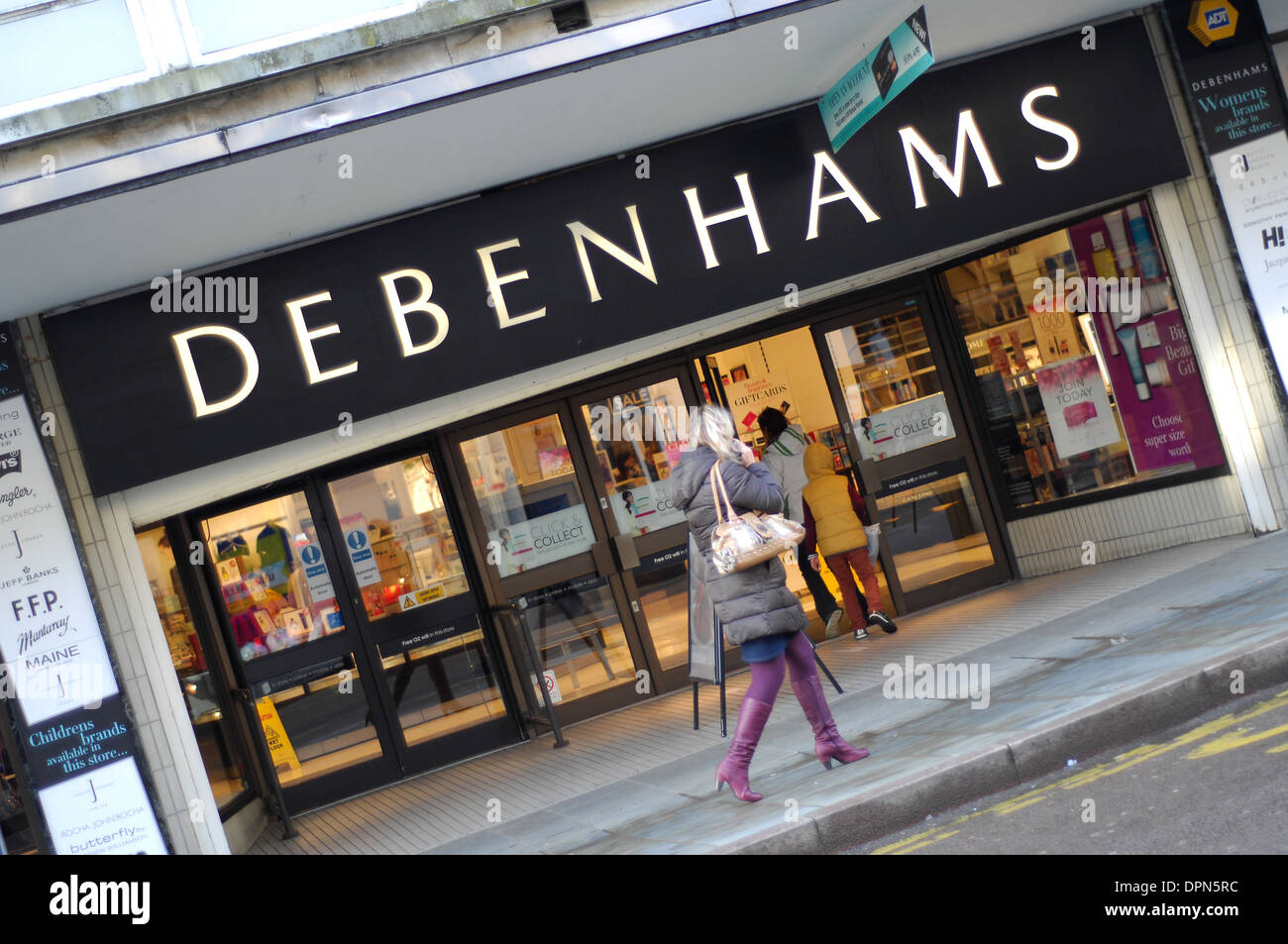 Debenhams shop front Northampton Stock Photo - Alamy