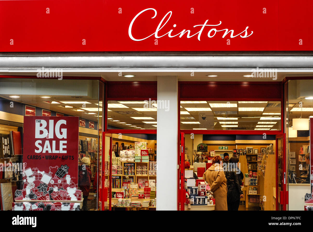 Clinton cards shop front Stock Photo - Alamy