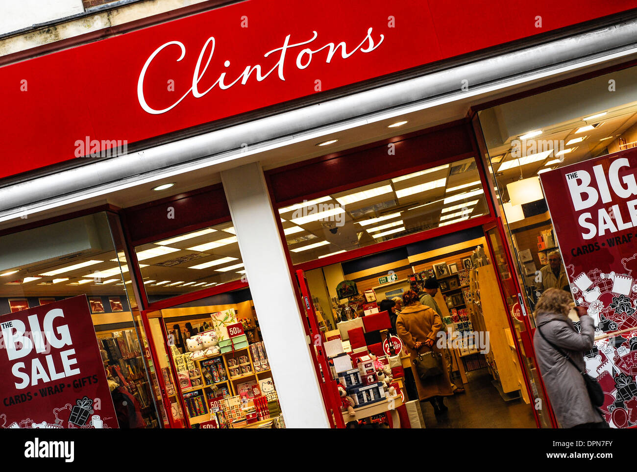Clinton cards shop front Stock Photo - Alamy