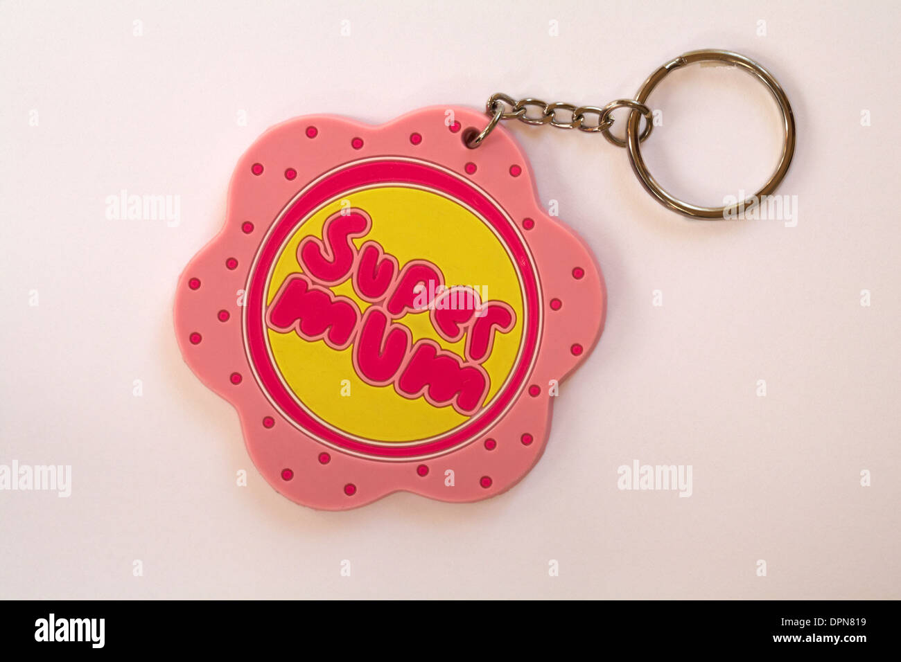 super mum keyring key ring isolated on white background - ideal Mothers ...