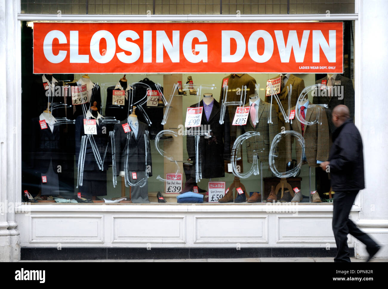 Closing down everything go off hi-res stock photography and images - Alamy