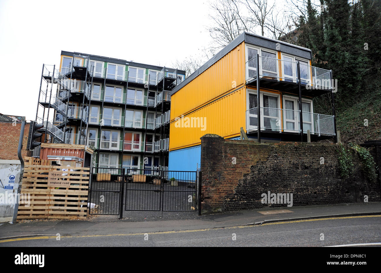 Shipping container home brighton hi-res stock photography and images ...