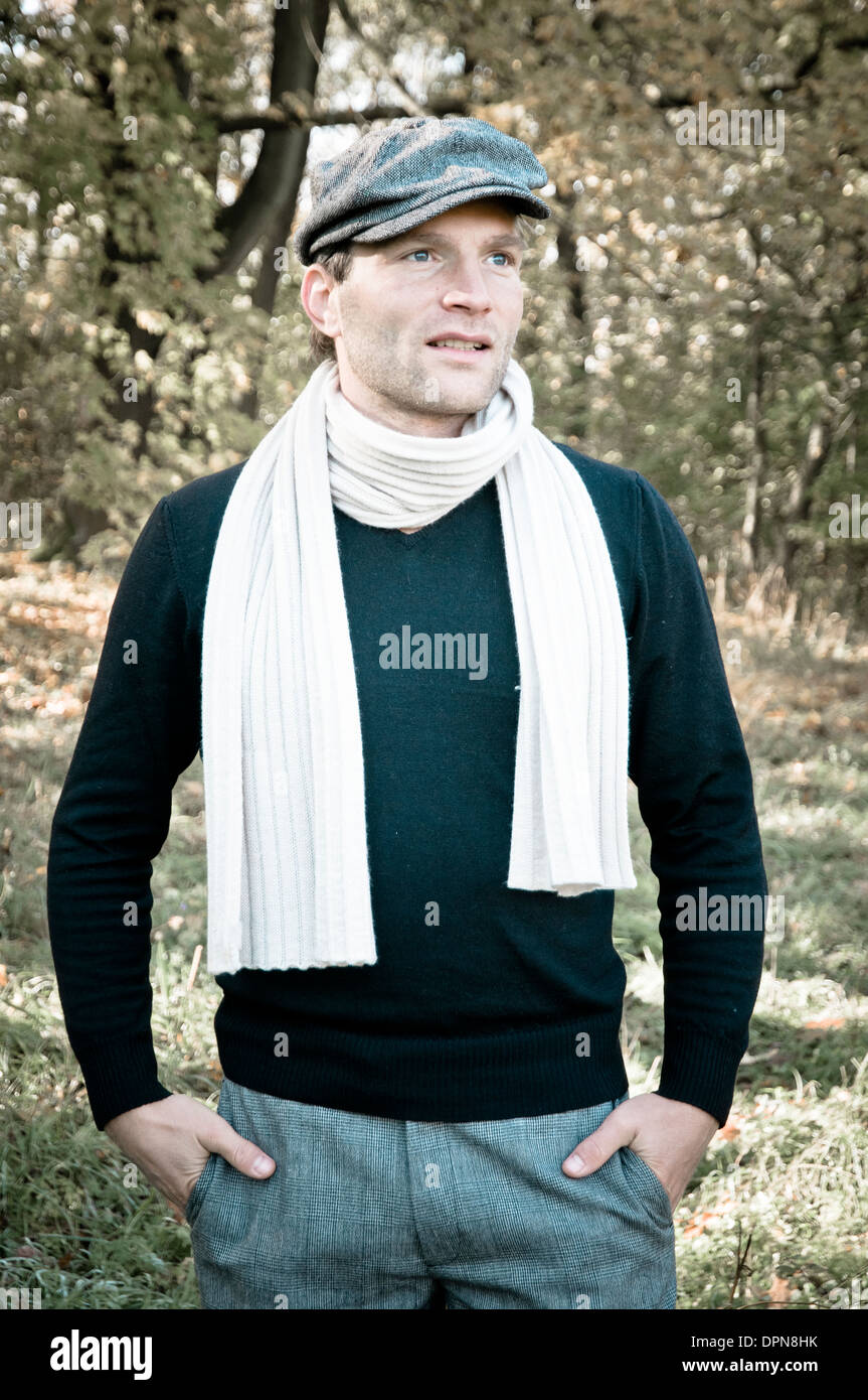 One man in a hat hi-res stock photography and images - Alamy