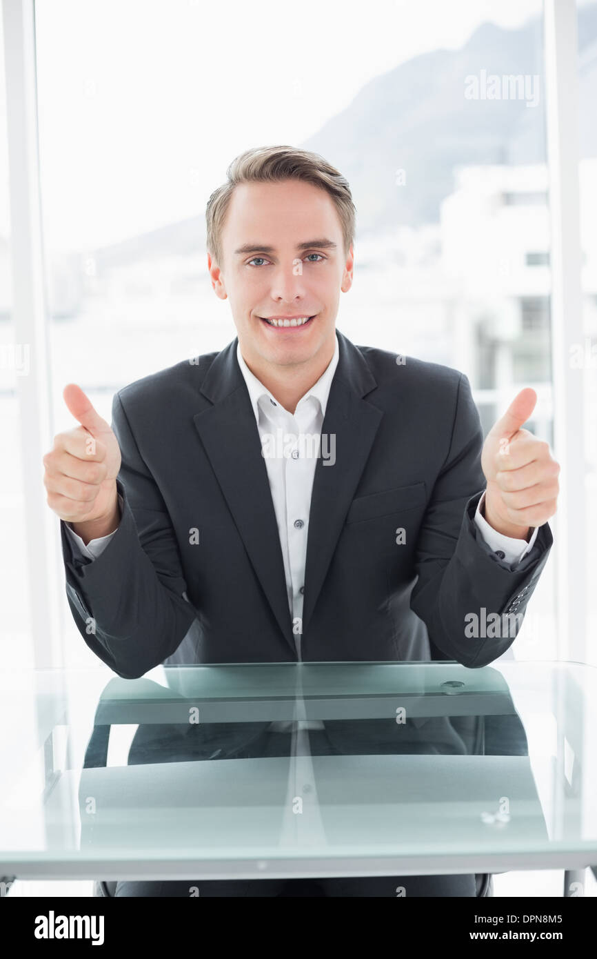 Thumbs up office hi-res stock photography and images - Alamy