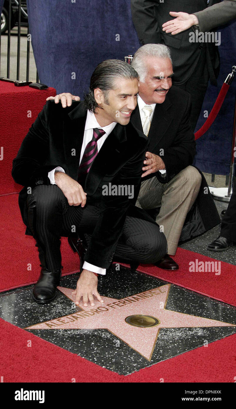 Dec. 2, 2005 - Hollywood, CALIFORNIA, USA - ALEJANDRO FERNANDEZ JR AND ...