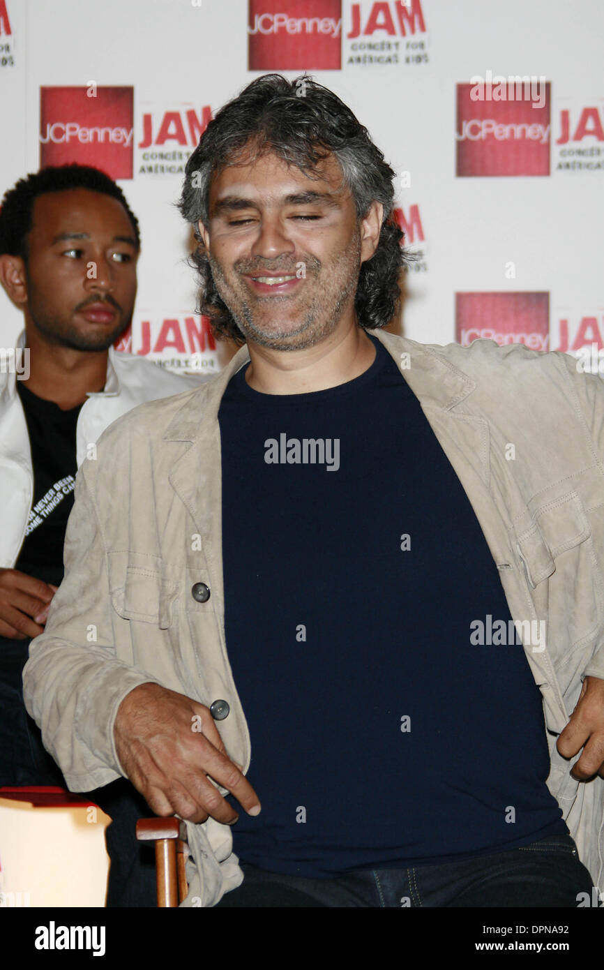 June 13, 2006 - Los Angeles, CALIFORNIA, USA - ANDREA BOCELLI - .JC ...