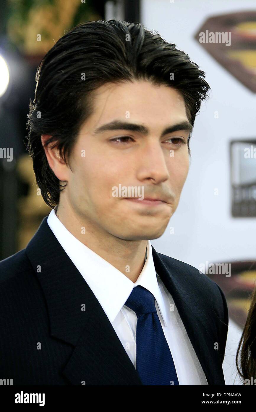 June 21, 2006 - Los Angeles, CALIFORNIA, USA - BRANDON ROUTH -.SUPERMAN ...