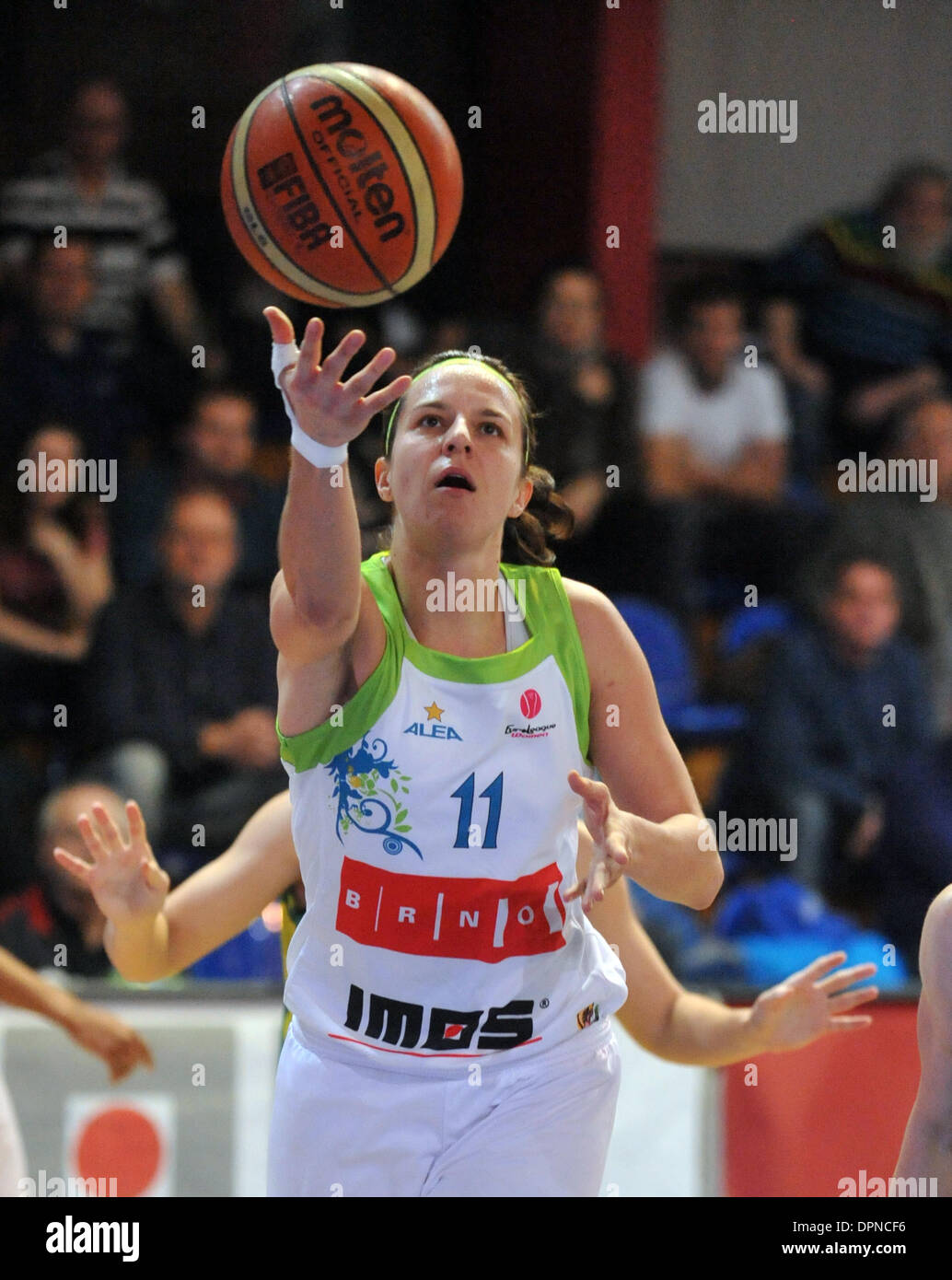 Brno, Czech Republic. 15th Jan, 2014. Ashley Key of Brno pictured ...