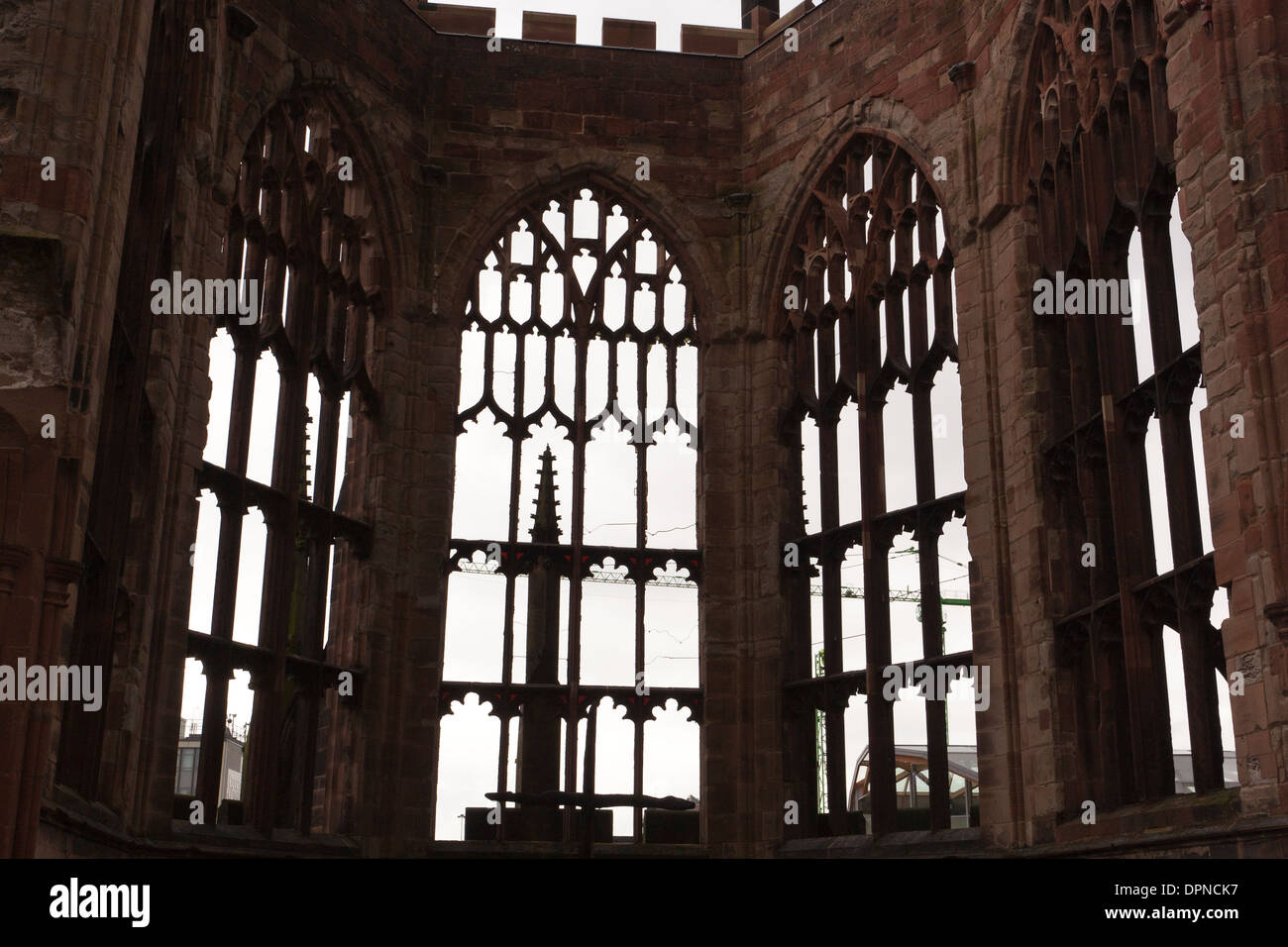 Window old coventry cathedral hi-res stock photography and images - Alamy