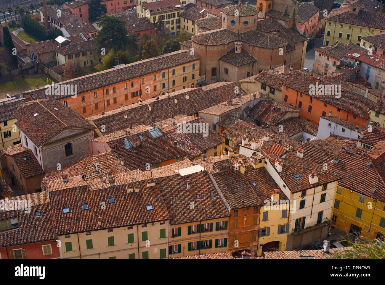 Brisighella town rooftops, Emilia Romagna Stock Photo - Alamy