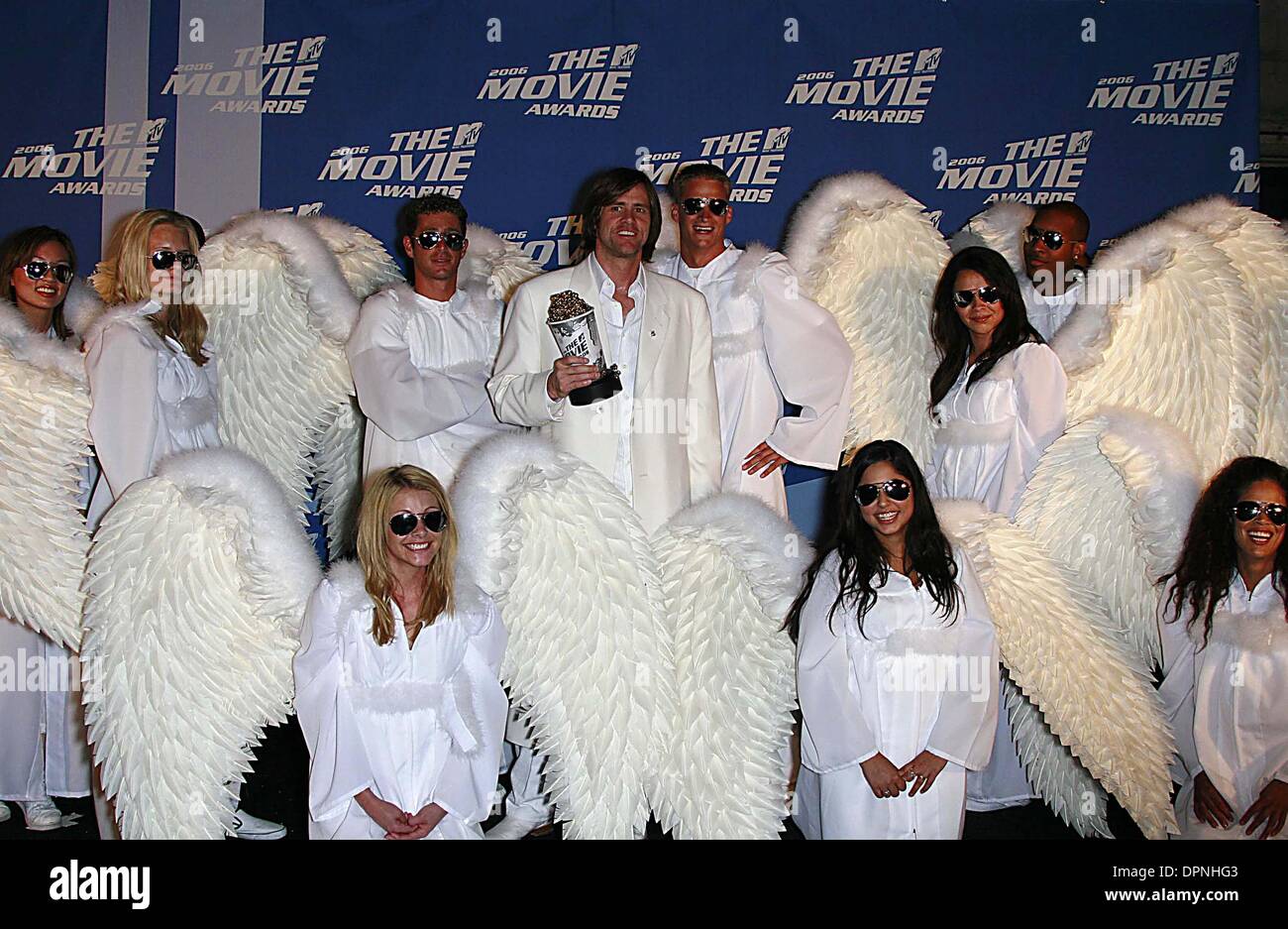 June 3, 2006 - Los Angeles, CALIFORNIA, USA - JIM CARREY -.2006 MTV ...