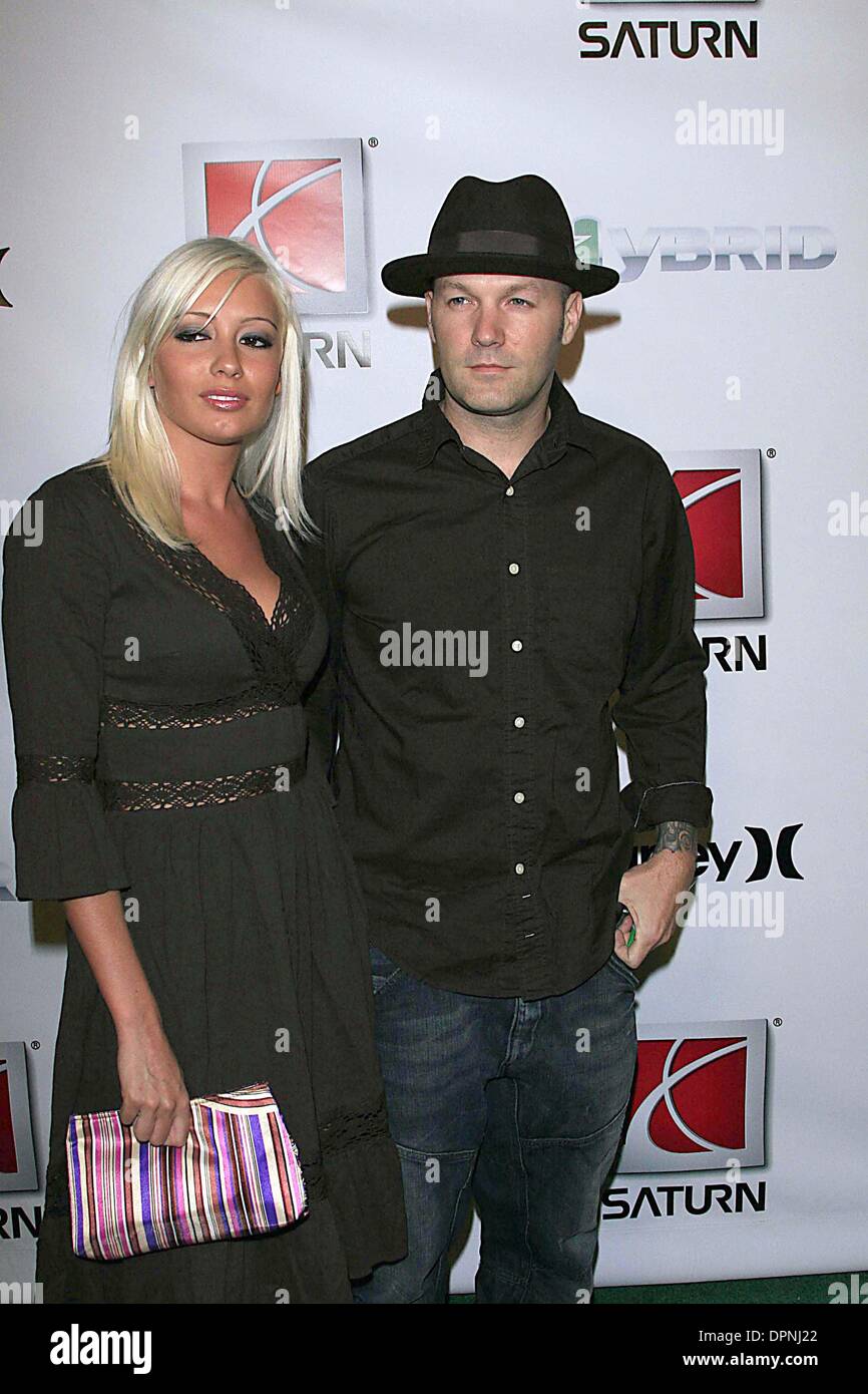 Aug. 2, 2006 - Hollywood, CALIFORNIA, USA - FRED DURST AND KRISTA ...