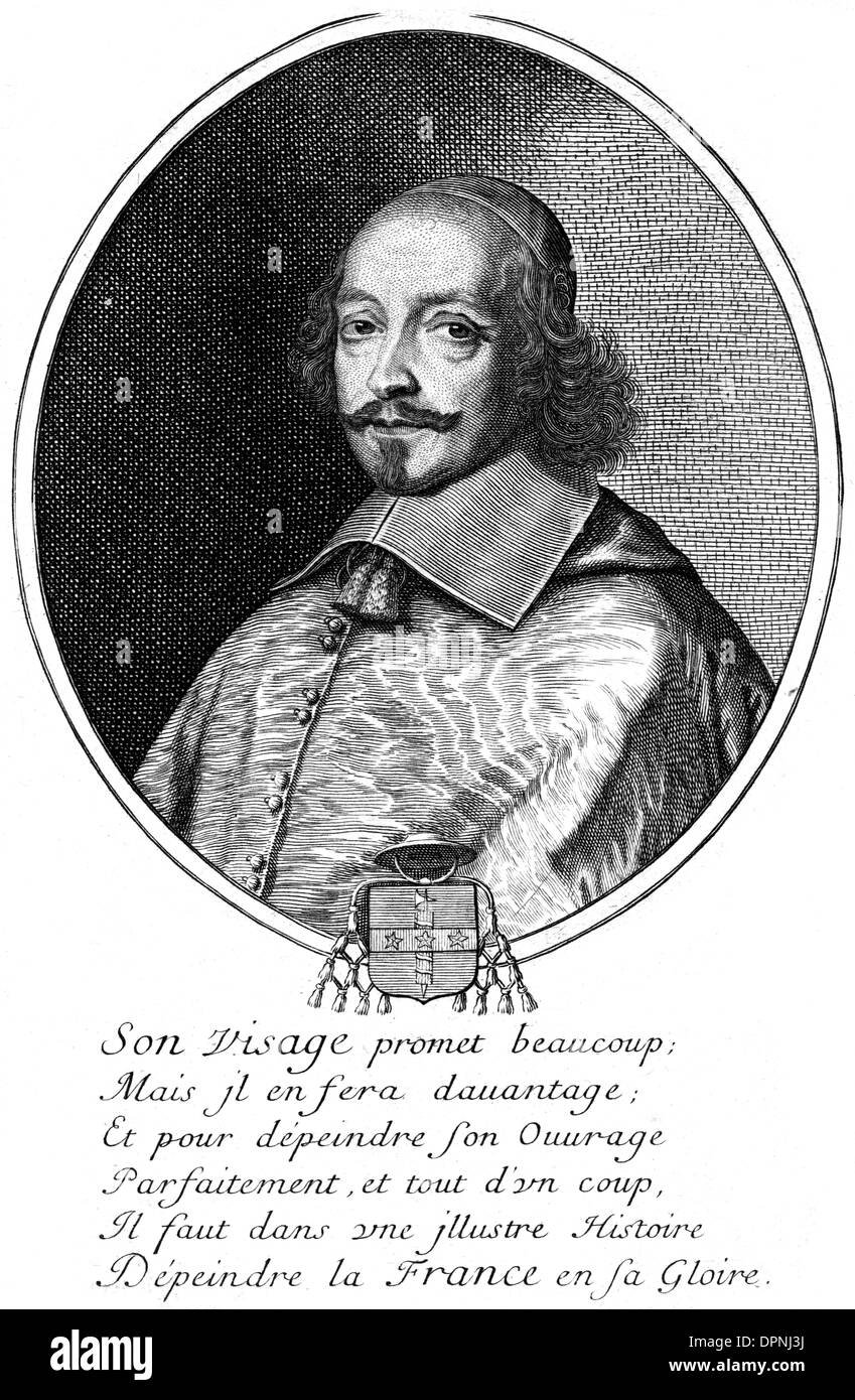 Jules mazarin french cardinal statesman hi-res stock photography and ...