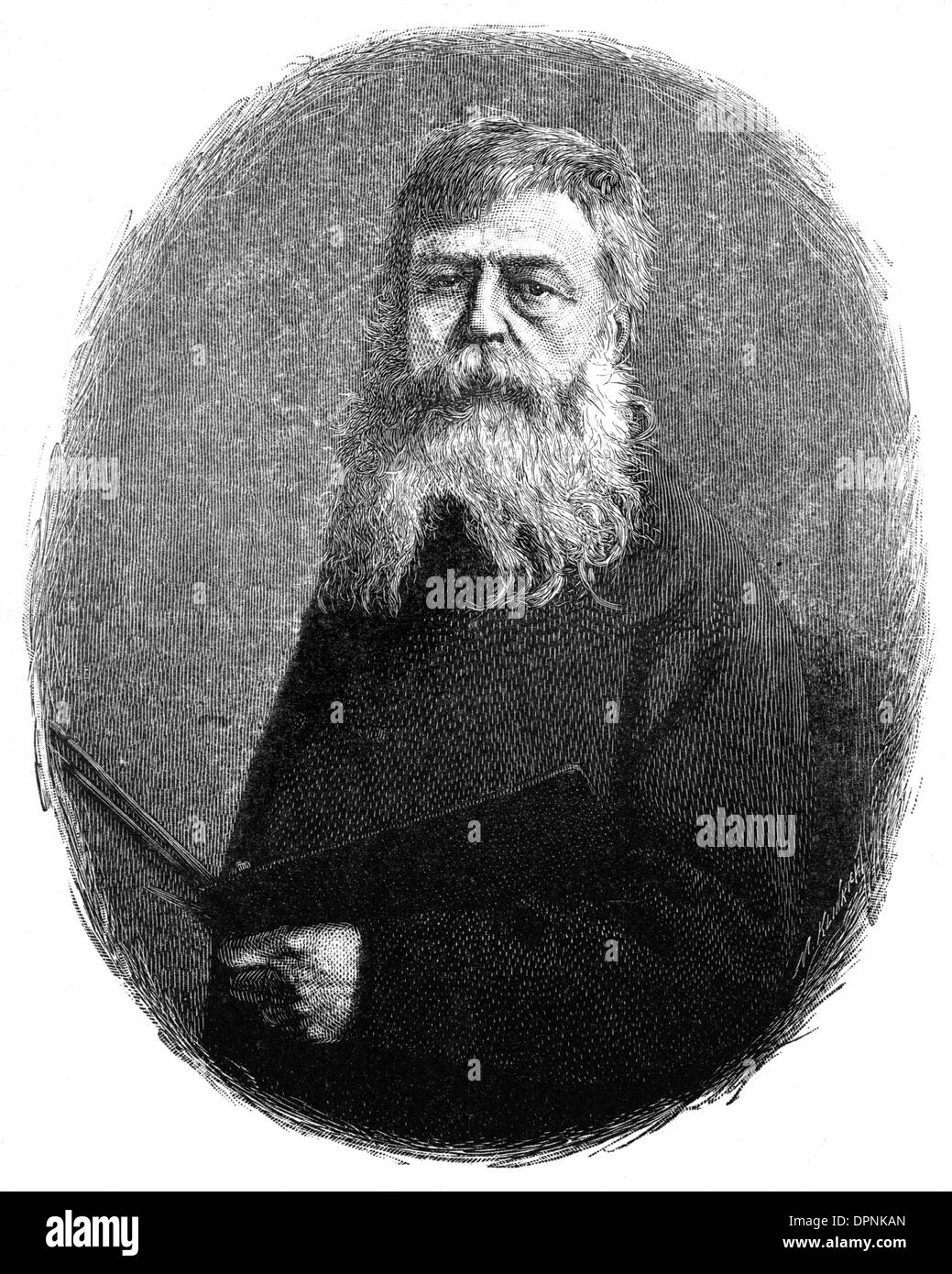 Ernest Meissonier, French artist Stock Photo - Alamy